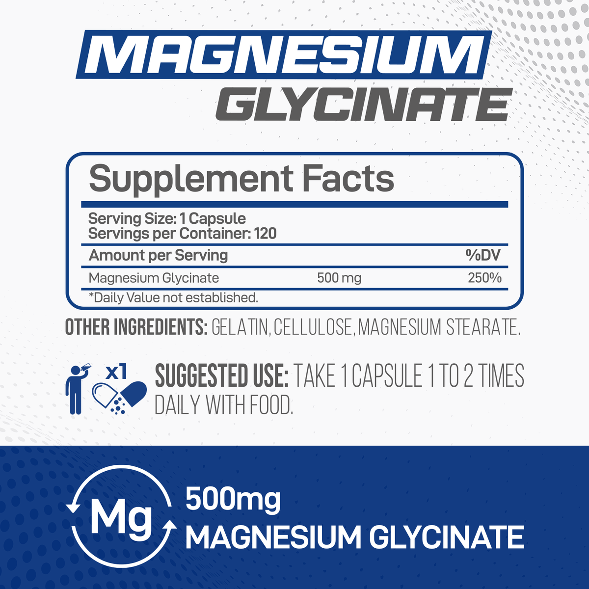 Magnesium Glycinate 120 Caspules – FORZAGEN