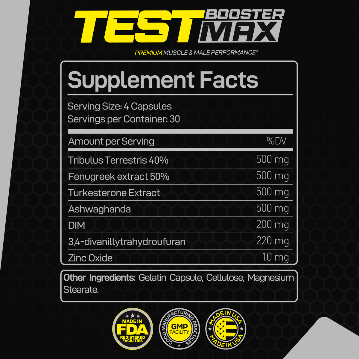 Test Booster MAX 120 Capsules – FORZAGEN