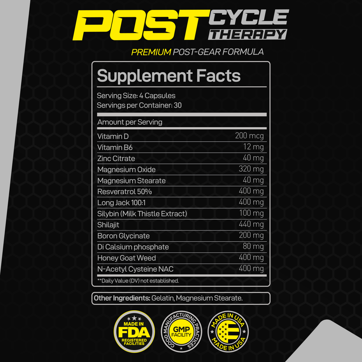 Post Cycle Therapy 120 capsules – FORZAGEN