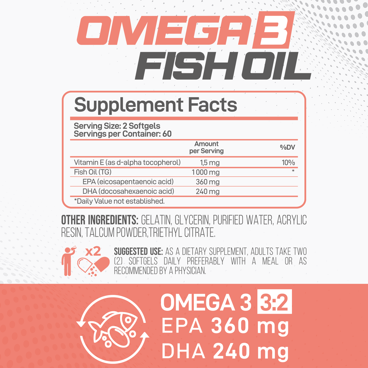 Omega 3 Fish Oil 120 Capsules – FORZAGEN